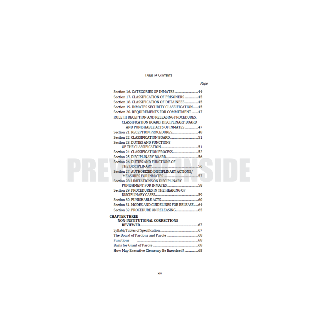 Correctional Administration Handbook & Reviewer – Centralbooks