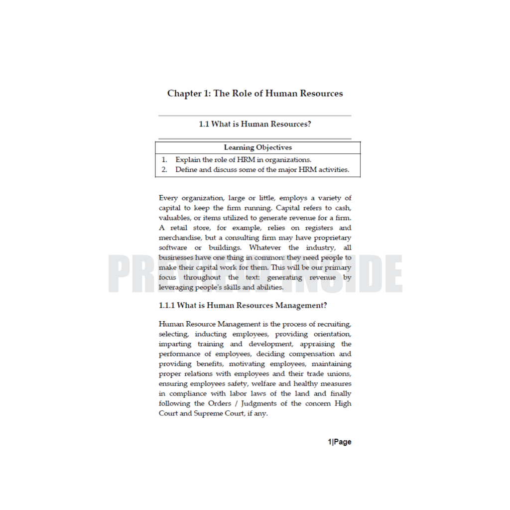 Human Resource Management – Centralbooks