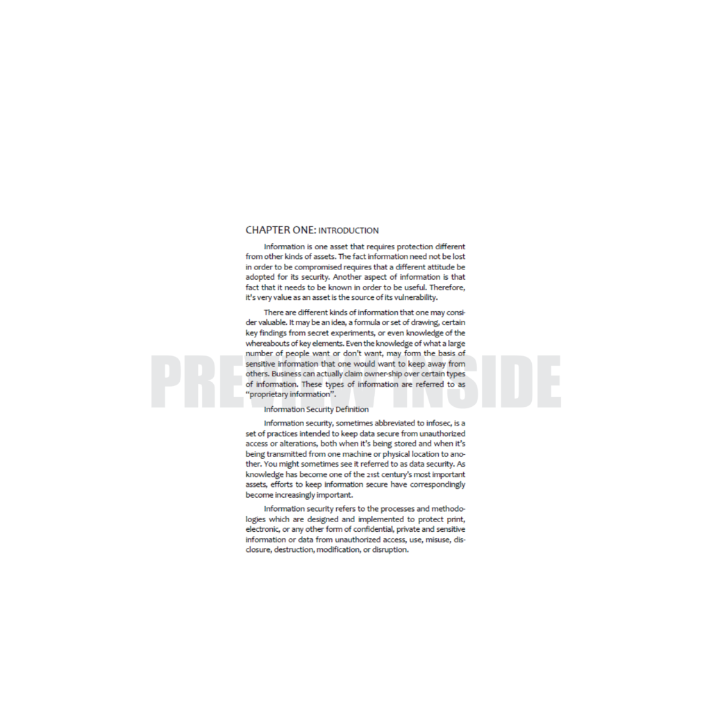 Information Asset Security: Protection of Sensitive Information ...