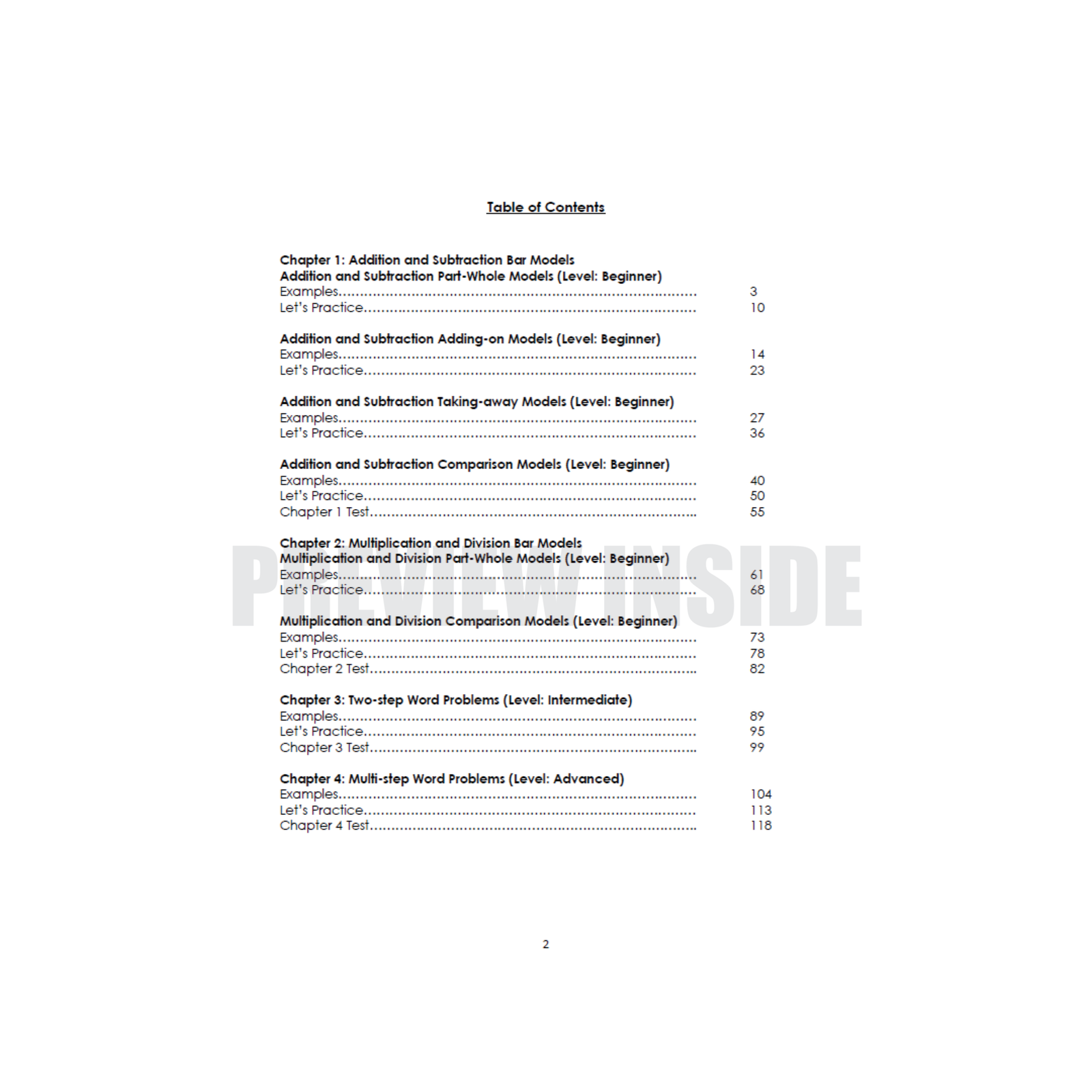 Singapore Math Bar Model Method (from Beginner to Advanced Level ...