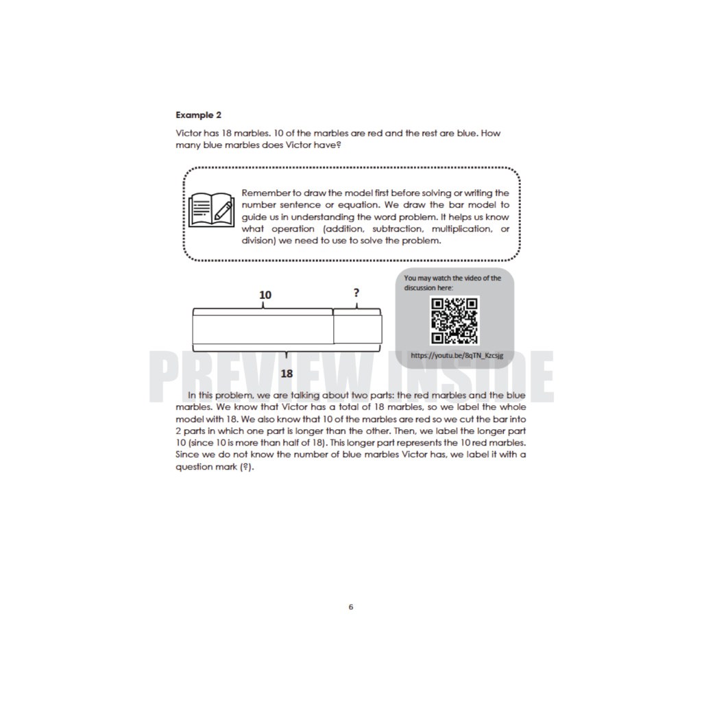 Singapore Math Bar Model Method (from Beginner to Advanced Level ...
