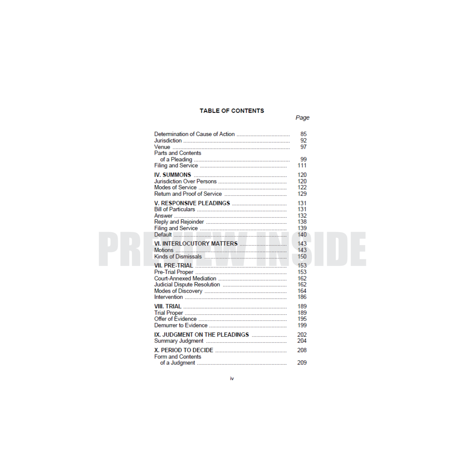 Handbook for Practicing Lawyers and Bar Reviewees in Civil Procedure ...