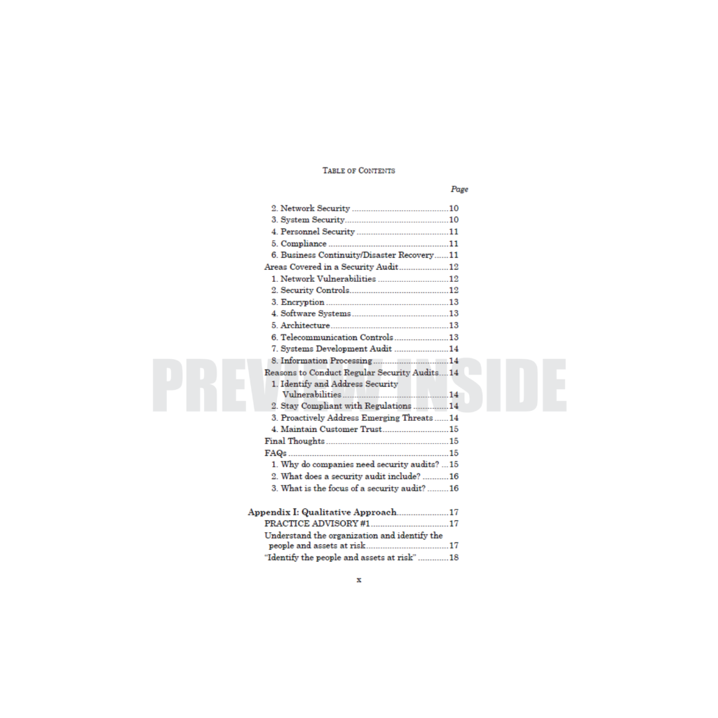 Security Audit Handbook – Centralbooks