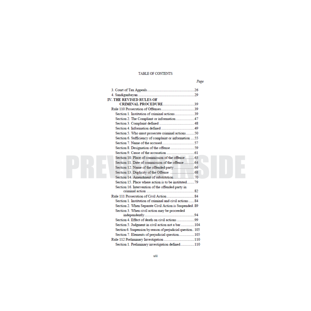 The Revised Rules of Criminal Procedure Annotated – Centralbooks