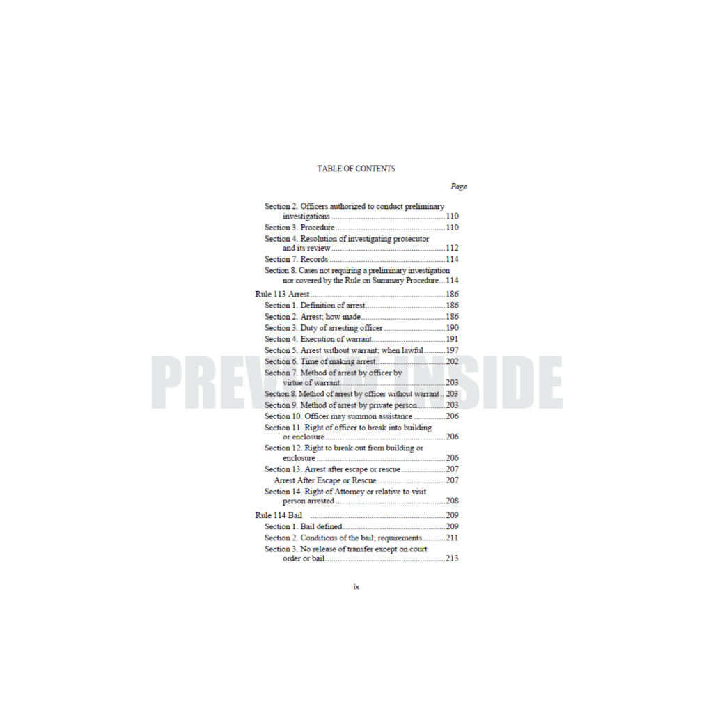 The Revised Rules of Criminal Procedure Annotated – Centralbooks