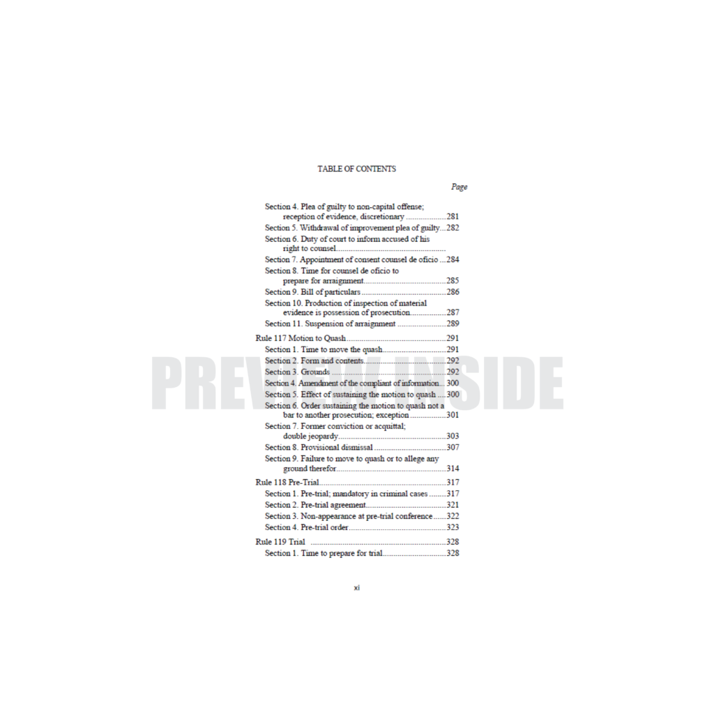 The Revised Rules of Criminal Procedure Annotated – Centralbooks