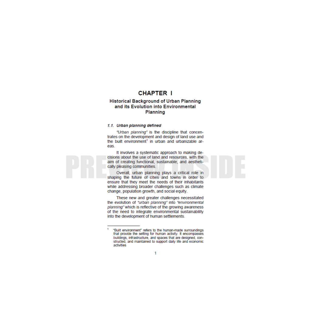 Fundamentals of Philippine Environmental Planning: Principles ...