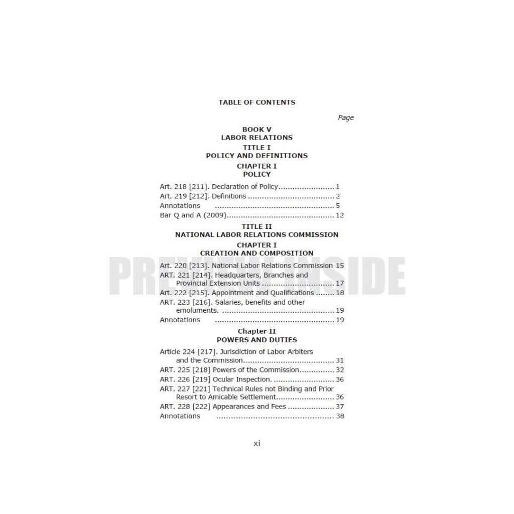 Labor Relations: The Labor Code of the Philippines Volume II Book V, VI ...