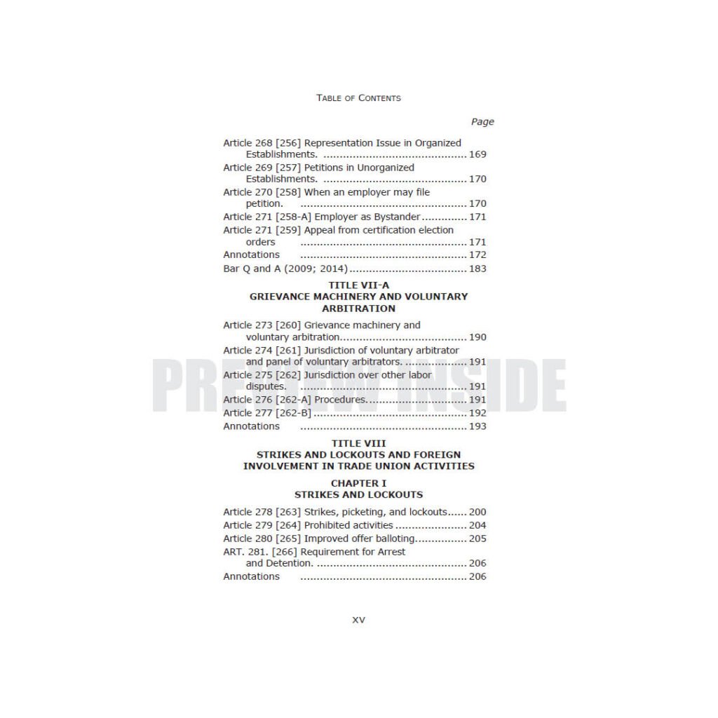 Labor Relations: The Labor Code of the Philippines Volume II Book V, VI ...