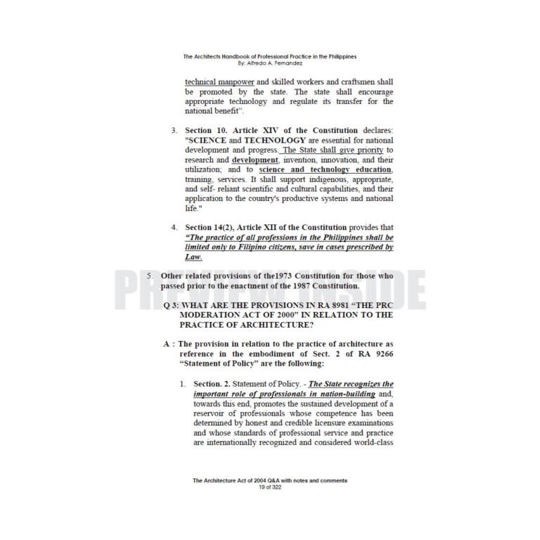 The Architects Handbook of Professional Practice in the Philippines (R ...