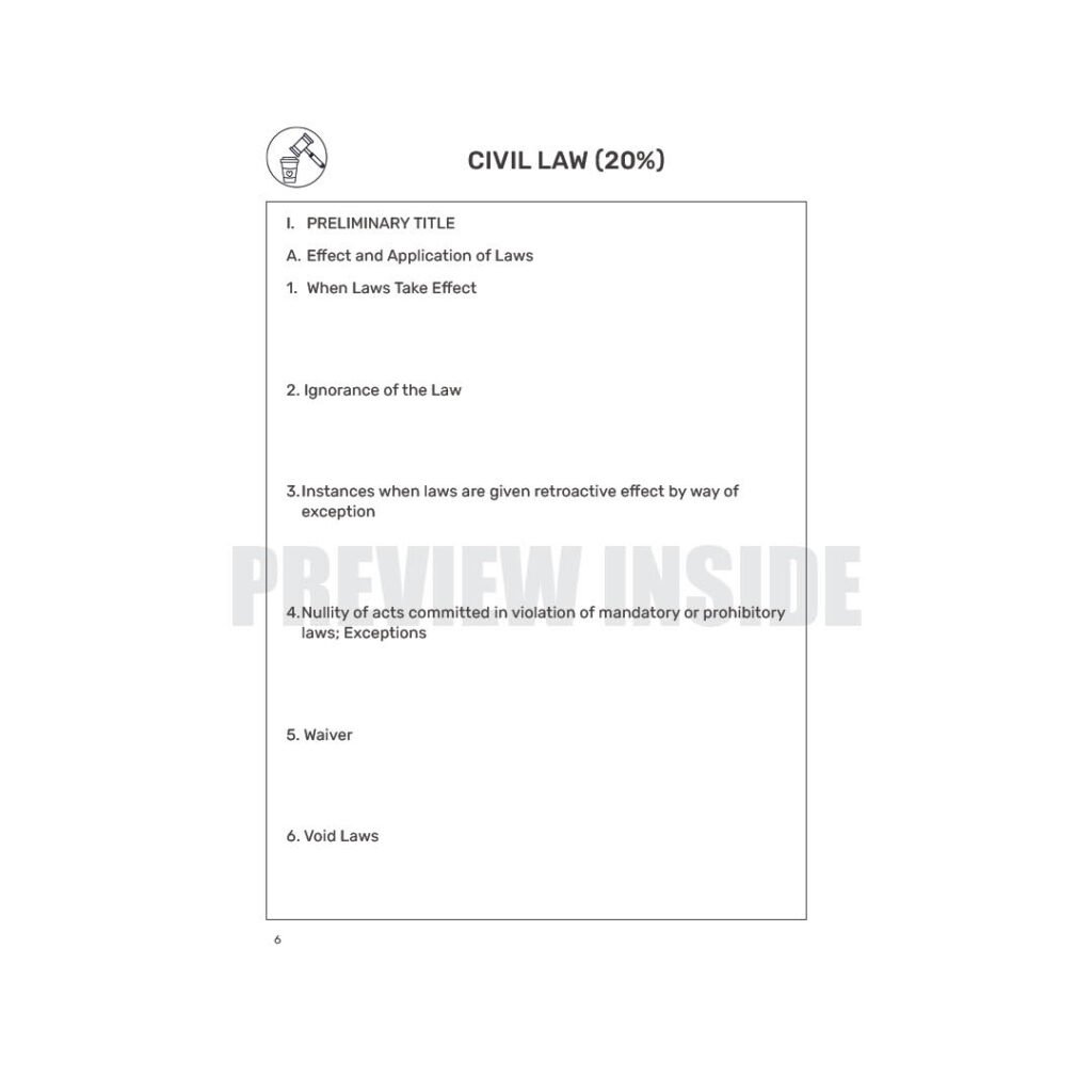 Bar Syllabus 2025: Workbook Day 2 – Centralbooks