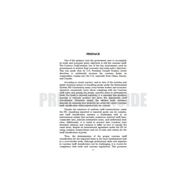 Hornbook on Customs Tariff Classification Volume 2 – Centralbooks