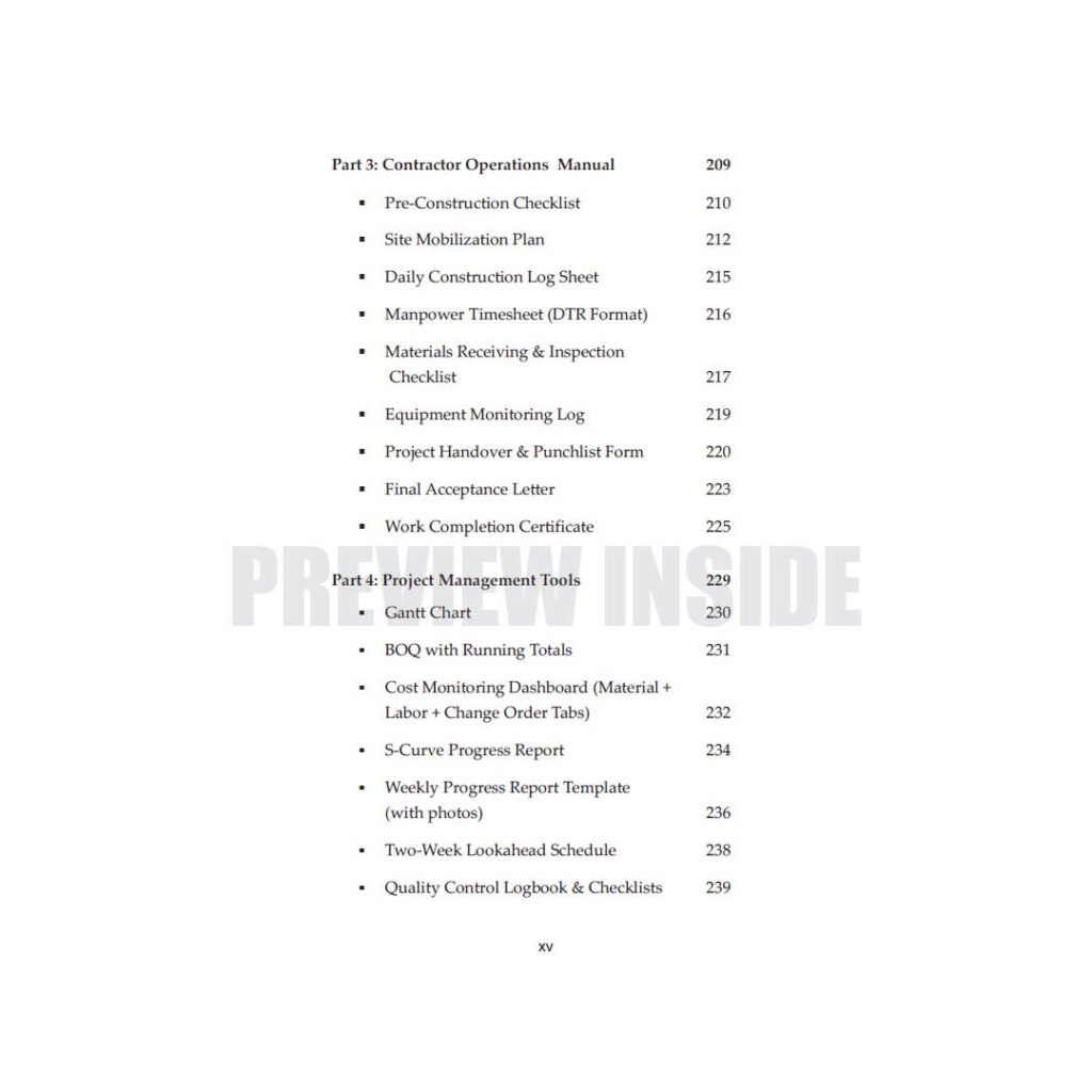 The General Contractor’s Handbook (Philippine Edition) – Centralbooks