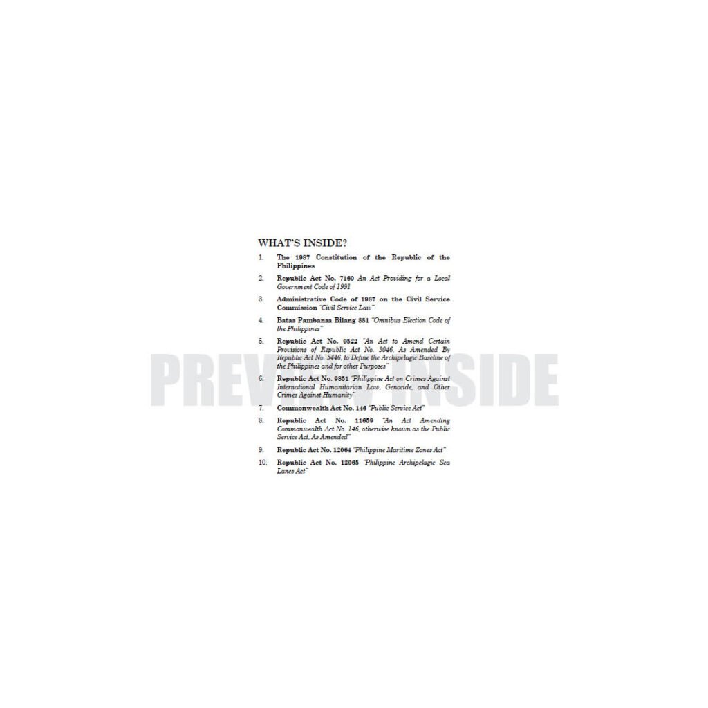 Constitutional Law of the Philippines (Codal) – Centralbooks