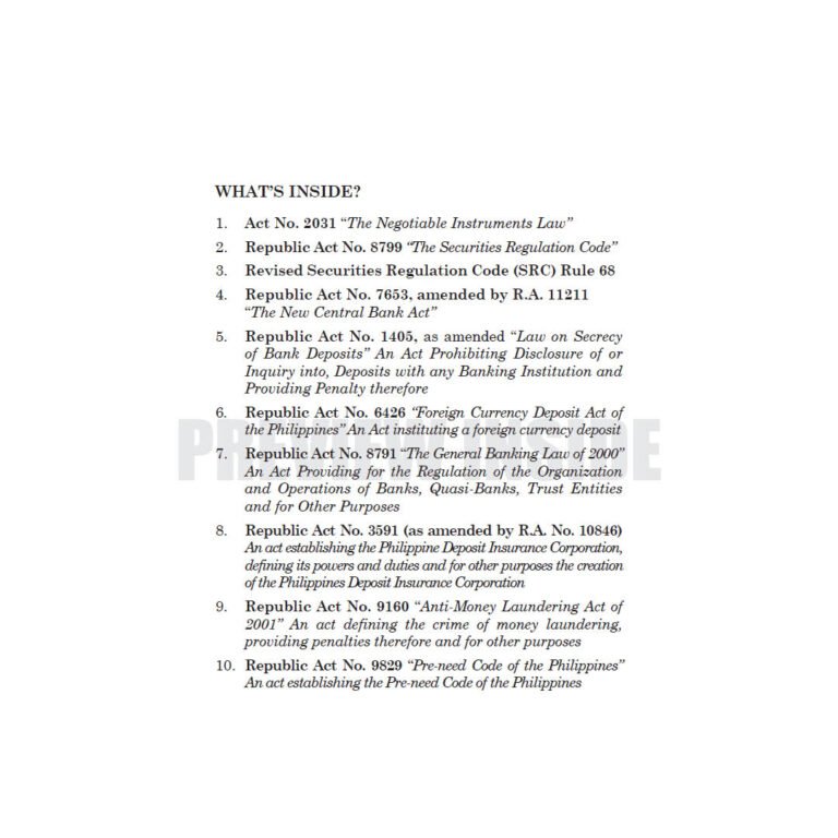 Commercial Laws of the Philippines Volume 1 (Codal) – Centralbooks