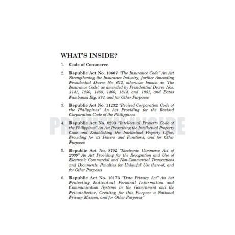 Commercial Laws of the Philippines Volume 2 (Codal) – Centralbooks