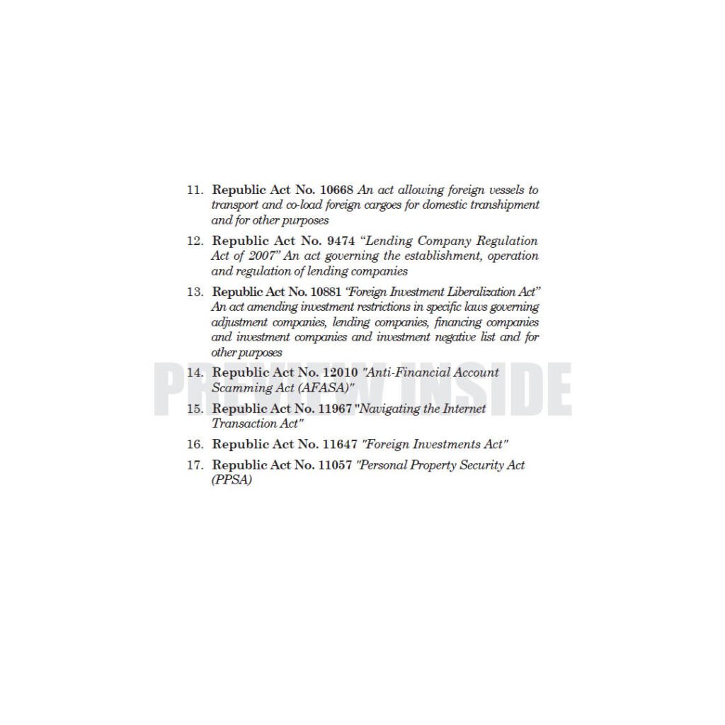 Commercial Laws of the Philippines Volume 1 (Codal) – Centralbooks