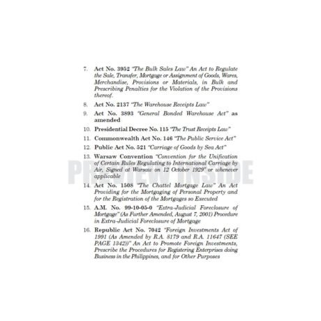 Commercial Laws of the Philippines Volume 2 (Codal) – Centralbooks
