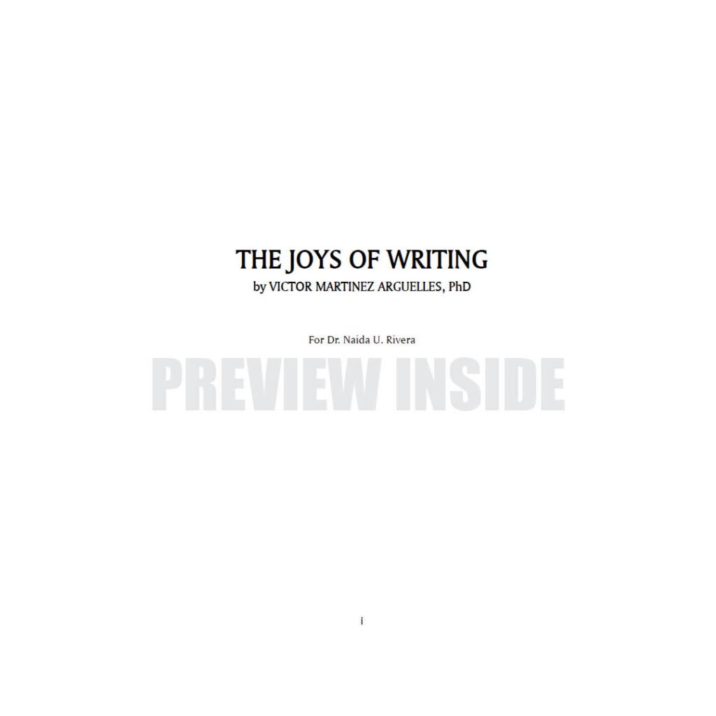 The Joys of Writing – Centralbooks