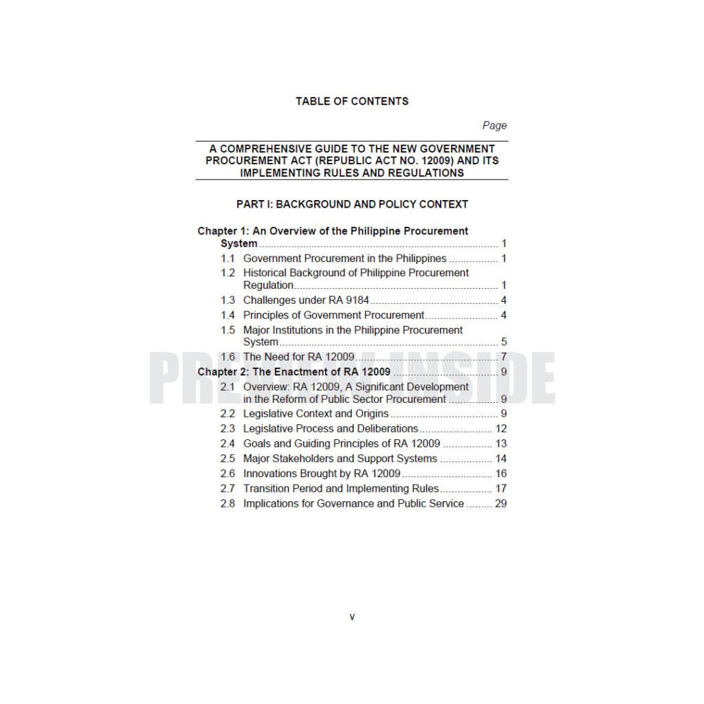A Comprehensive Guide to the New Government Procurement Act (RA 12009 ...