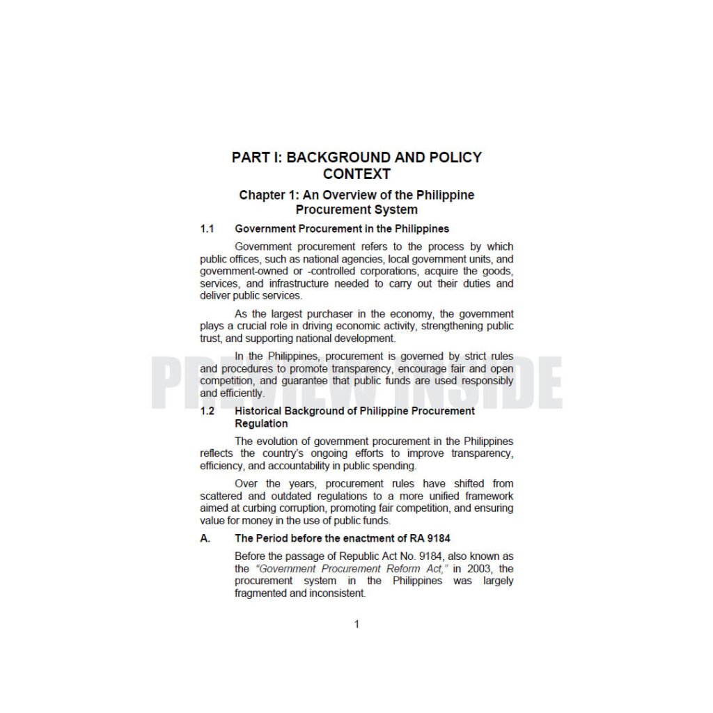 A Comprehensive Guide to the New Government Procurement Act (RA 12009 ...