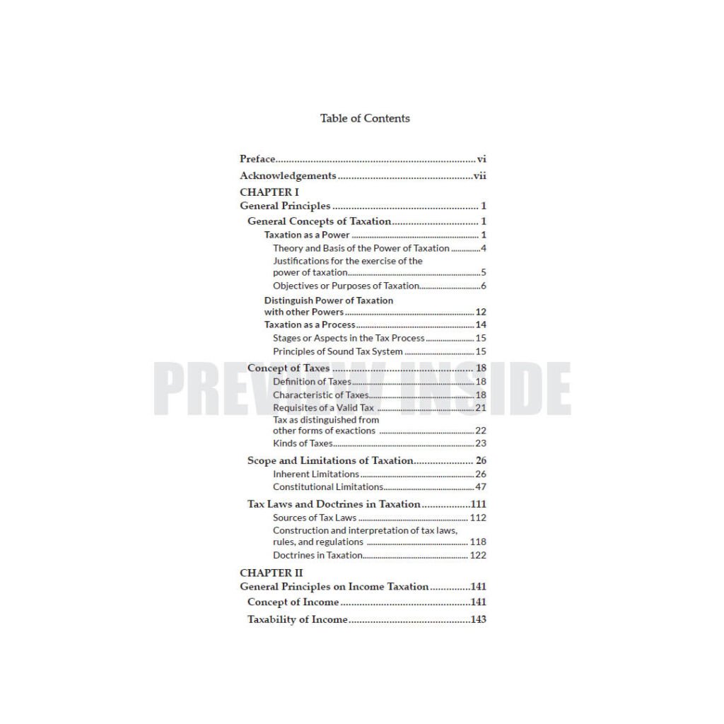 Fundamentals of Taxation: Principles and Concepts – Centralbooks