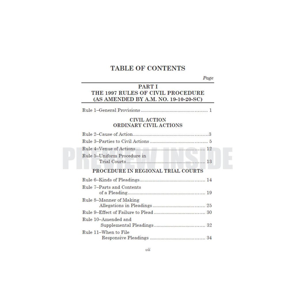 The Revised Rules of Court (Codal) 2026 Edition – Centralbooks