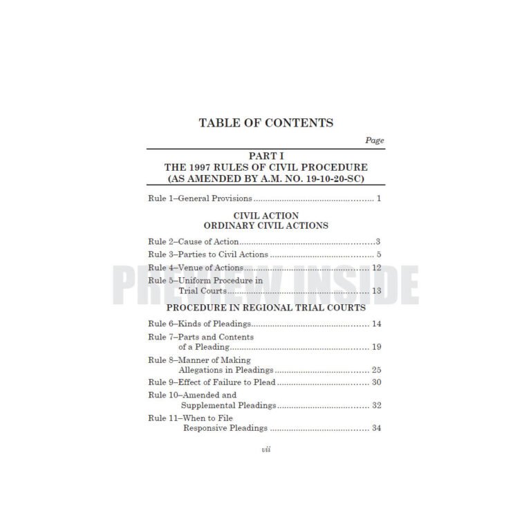 The Revised Rules of Court (Codal) 2026 Edition – Centralbooks