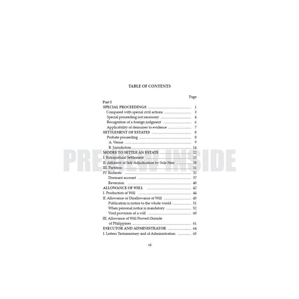 Remedial Law Reviewer (Doctrinal and Canonical) Volume 2 – Centralbooks