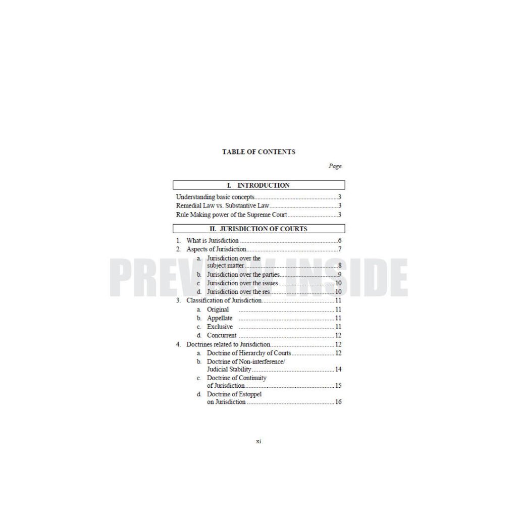 The Amended Rules on Civil Procedure Annotated (Book 1) – Centralbooks